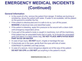 Emergency Action Guidelines | PPT