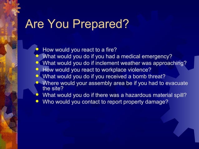 Emergency Action Plan | PPT | First Aid | Injuries