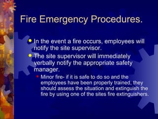 Emergency Action Plan | PPT