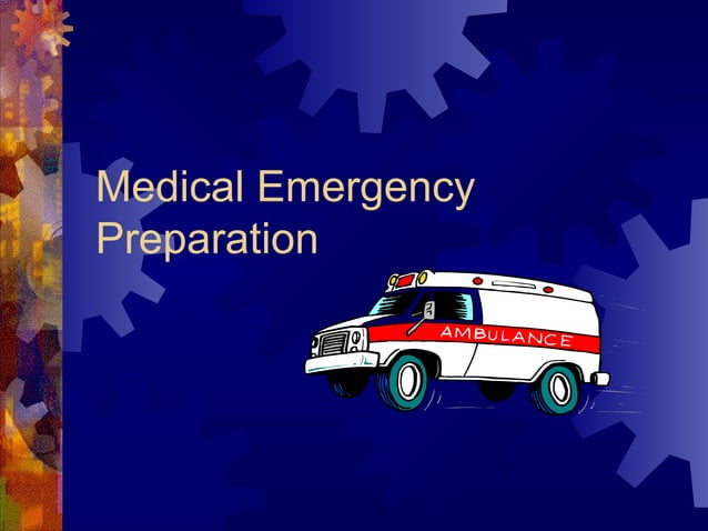 Emergency Action Plan | PPT | First Aid | Injuries