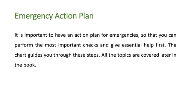 Emergency action plan | PPT