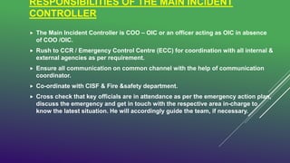 Emergency action plan | PPTX