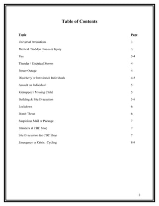 Emergency action plan updated 2011 | DOC