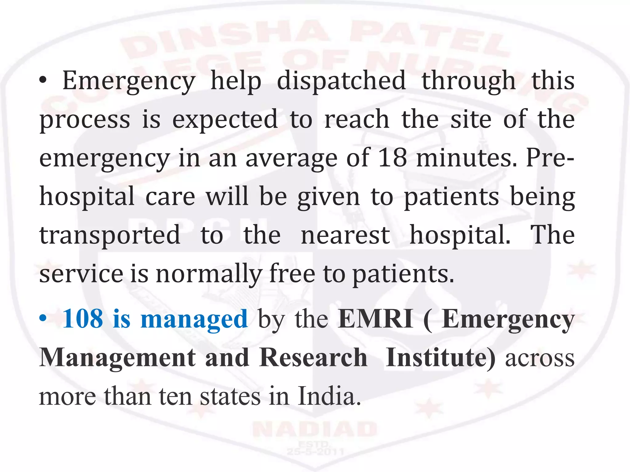 Emergency ambulance service | PPSX