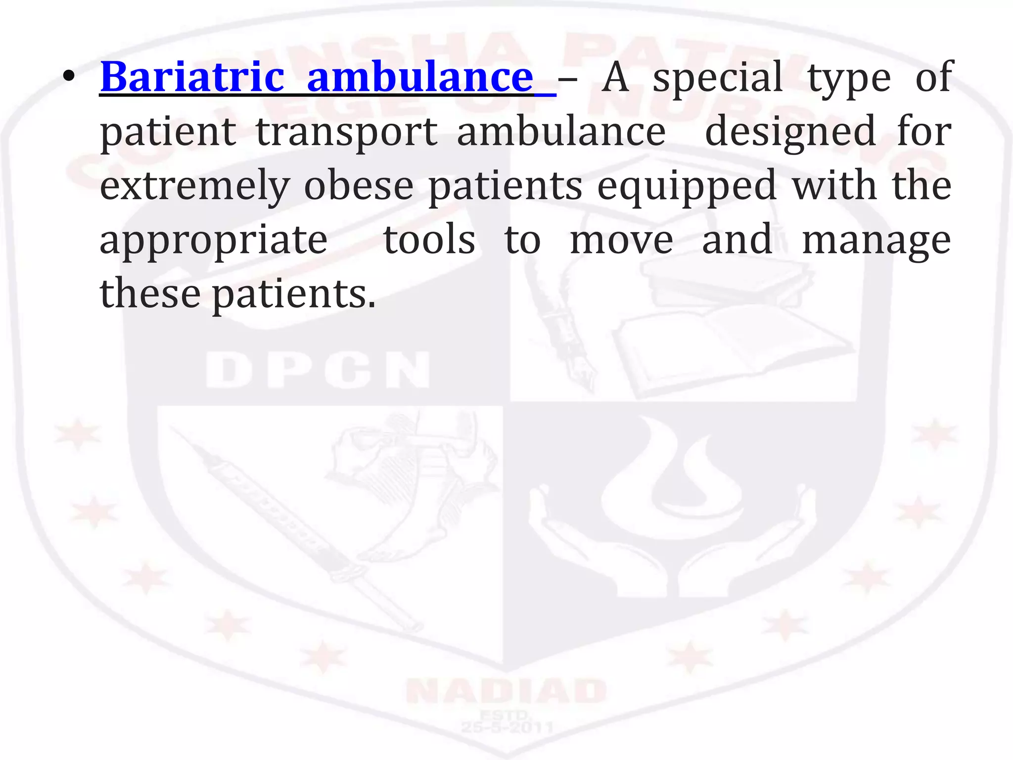 Emergency ambulance service | PPSX