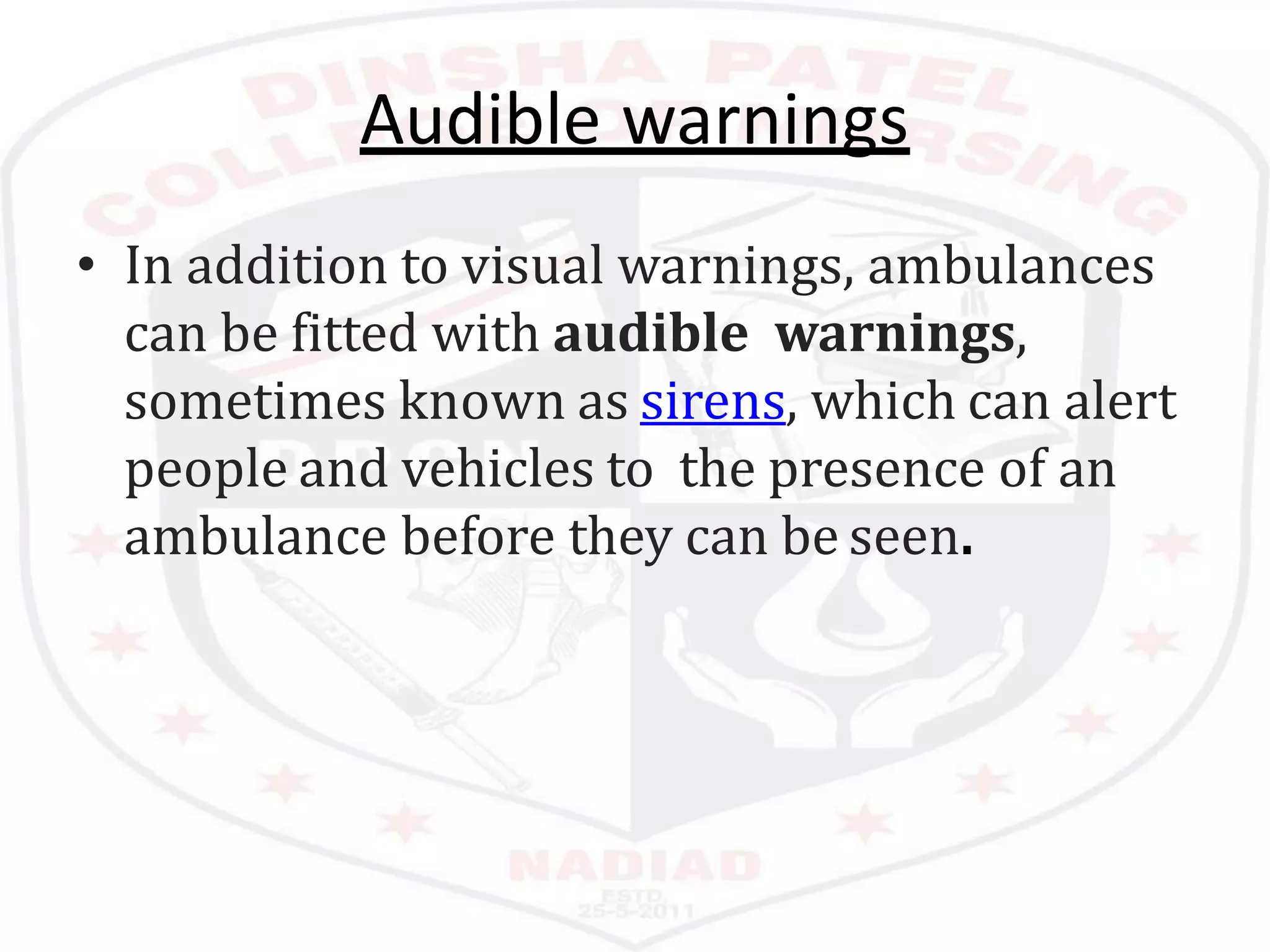 Emergency ambulance service | PPSX