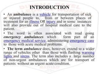 Emergency ambulance service | PPSX