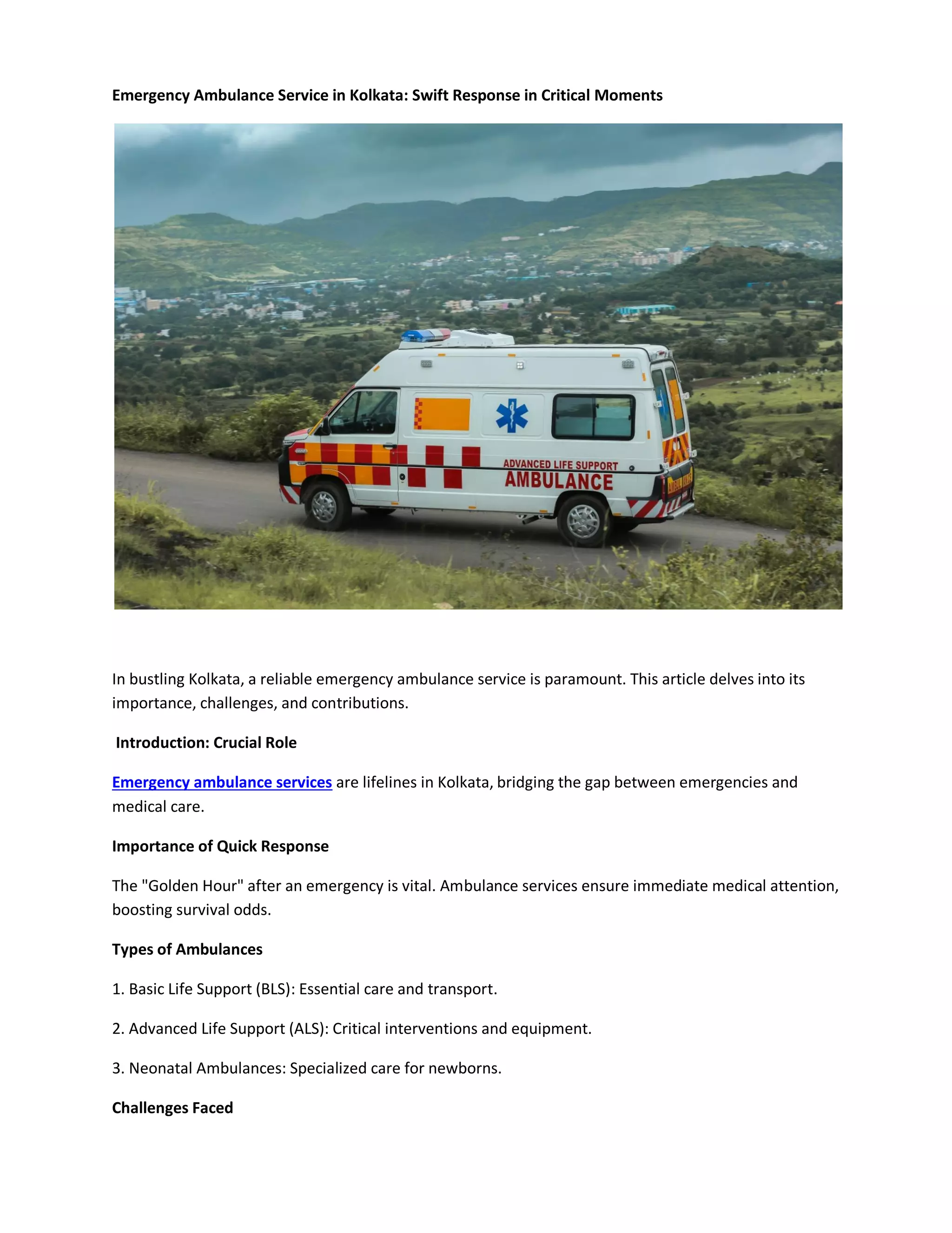 Emergency Ambulance Service in Kolkata.pdf