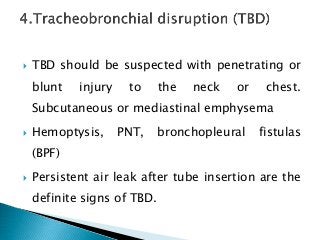 Emergency anaesthetic management of extensive thoracic trauma | PPTX