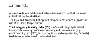 Emergency and disaster management nursing.perspective pptx | PPTX