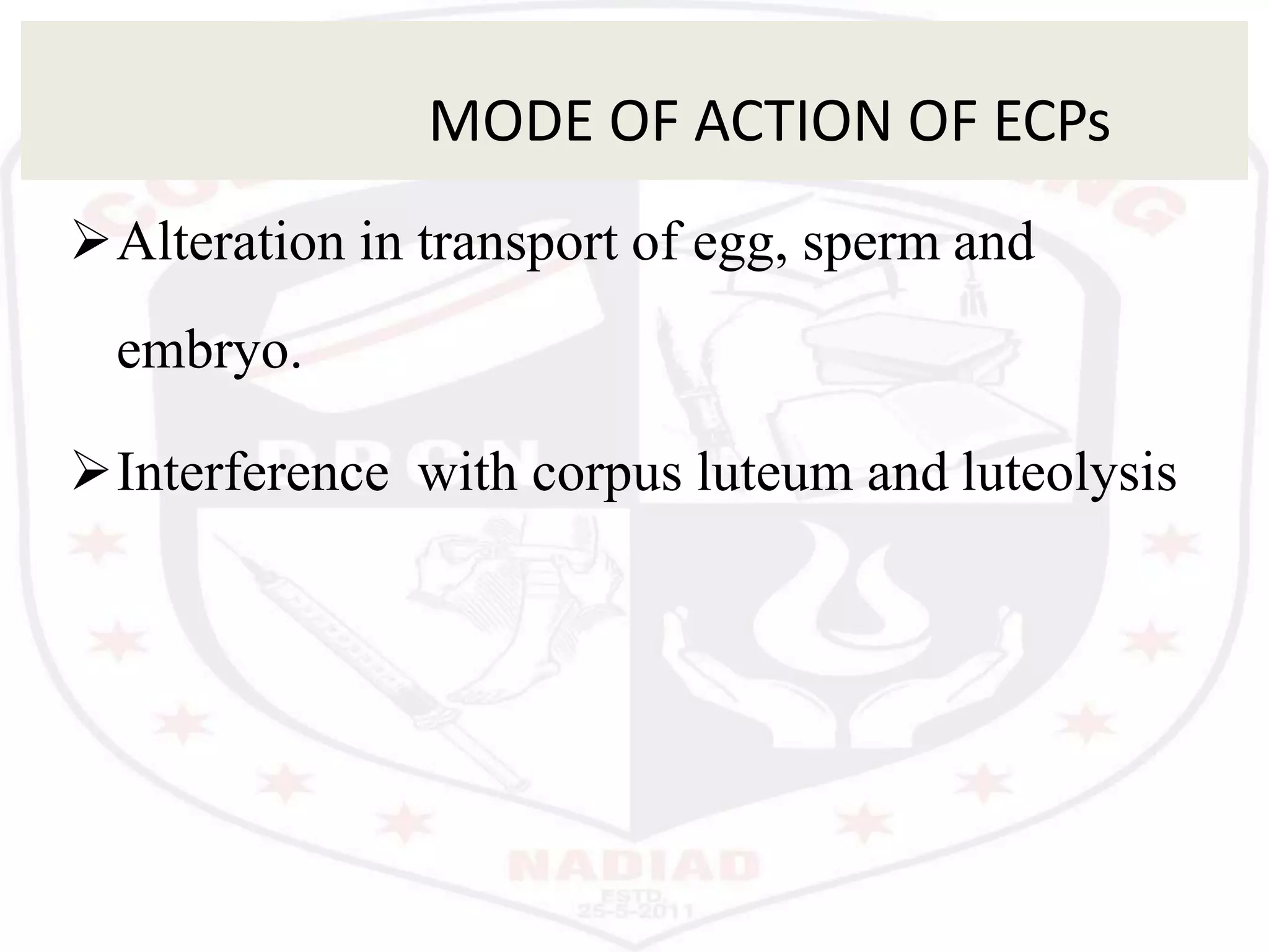 Emergency and terminal contraception | PPSX | Pregnancy | Reproductive ...