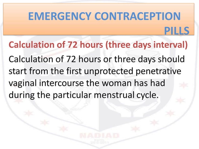 Emergency and terminal contraception | PPSX | Pregnancy | Reproductive ...
