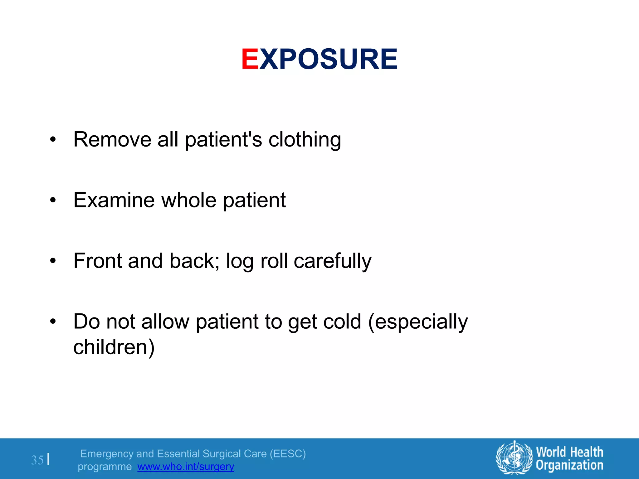 Emergency and trauma care | PPTX