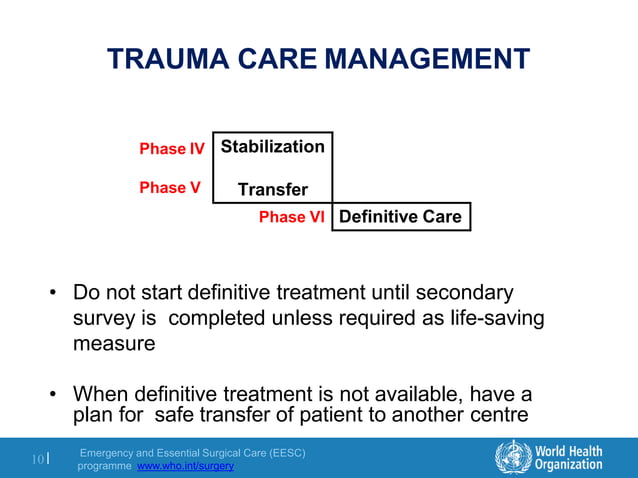 Emergency and trauma care | PPTX