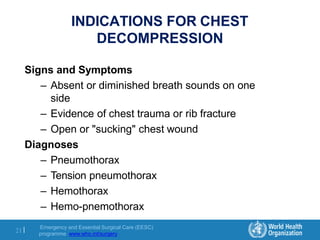 Emergency and trauma care | PPTX