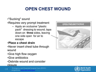 Emergency and trauma care | PPTX