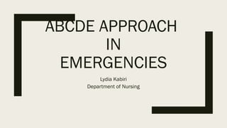 Emergency Assessment ABCDE and its importance.pptx