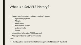 Emergency Assessment ABCDE and its importance.pptx