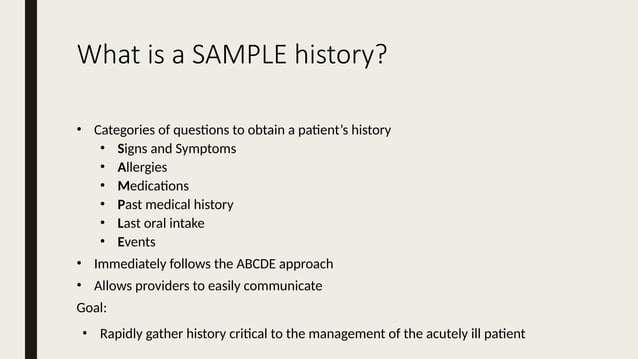 Emergency Assessment ABCDE and its importance.pptx | First Aid | Injuries