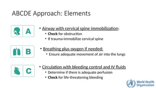 Emergency Assessment ABCDE and its importance.pptx | First Aid | Injuries