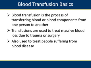 Emergency blood donation management system | PPTX