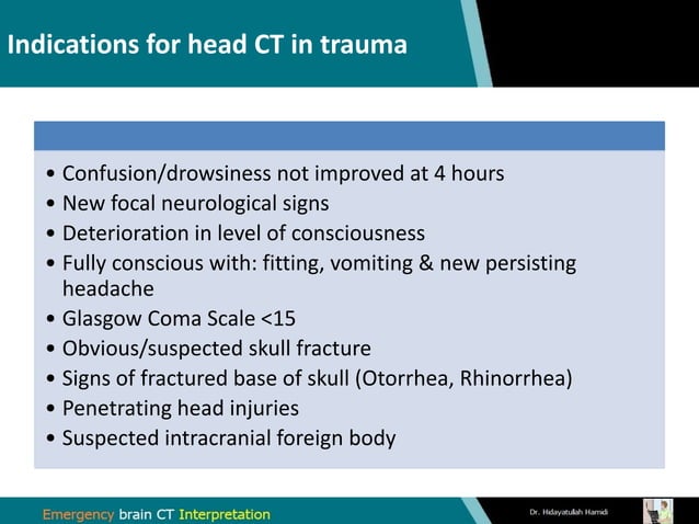 Emergency brain CT interpretation | PDF