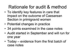 Emergency caesarean section and primip oct 2010 astrid | PPT