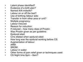 Emergency caesarean section and primip oct 2010 astrid | PPT