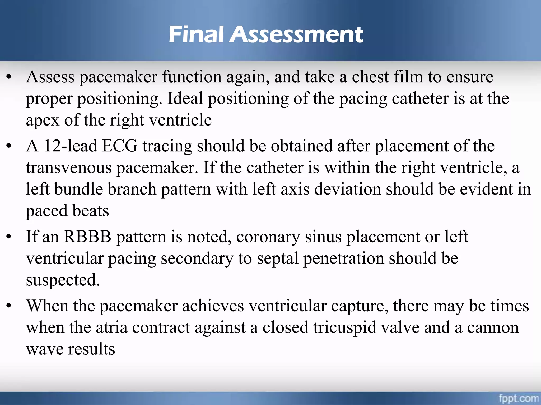 Emergency cardiac pacing | PPTX