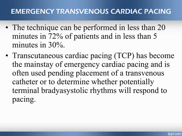 Emergency cardiac pacing | PPTX