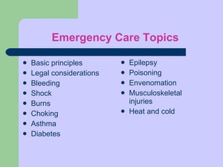 Emergency Care[1] | PPT