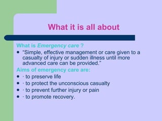 Emergency Care[1] | PPT