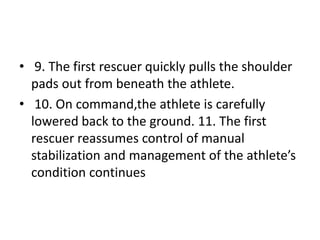 Emergency care of cervical spine injuries | PPTX