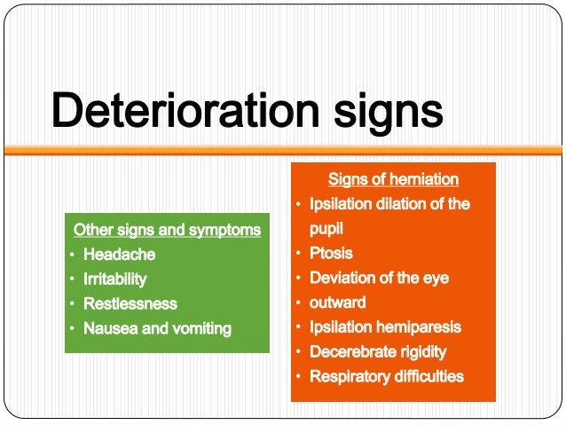 Emergency care to head injured patient