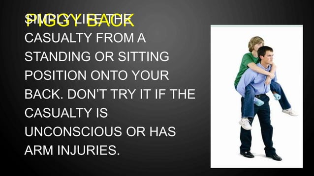 Emergency carry techniques | PPTX