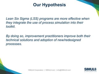 Lean is more effective when using Simulation, an ED Case Study from ...