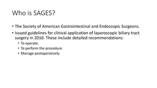 SAGES Guidelines | Summary | PPTX