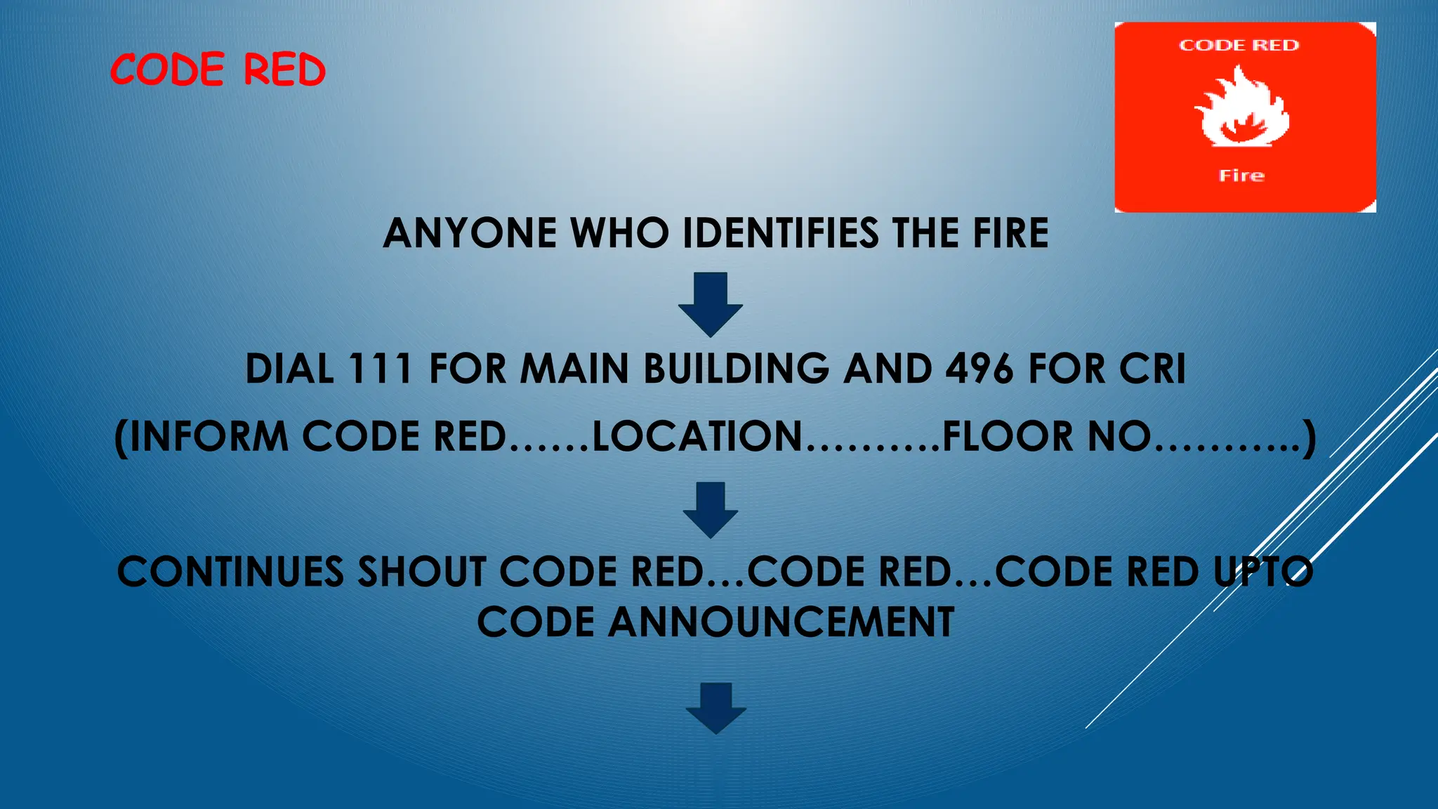 EMERGENCY CODES in hospital for suitation | PPT