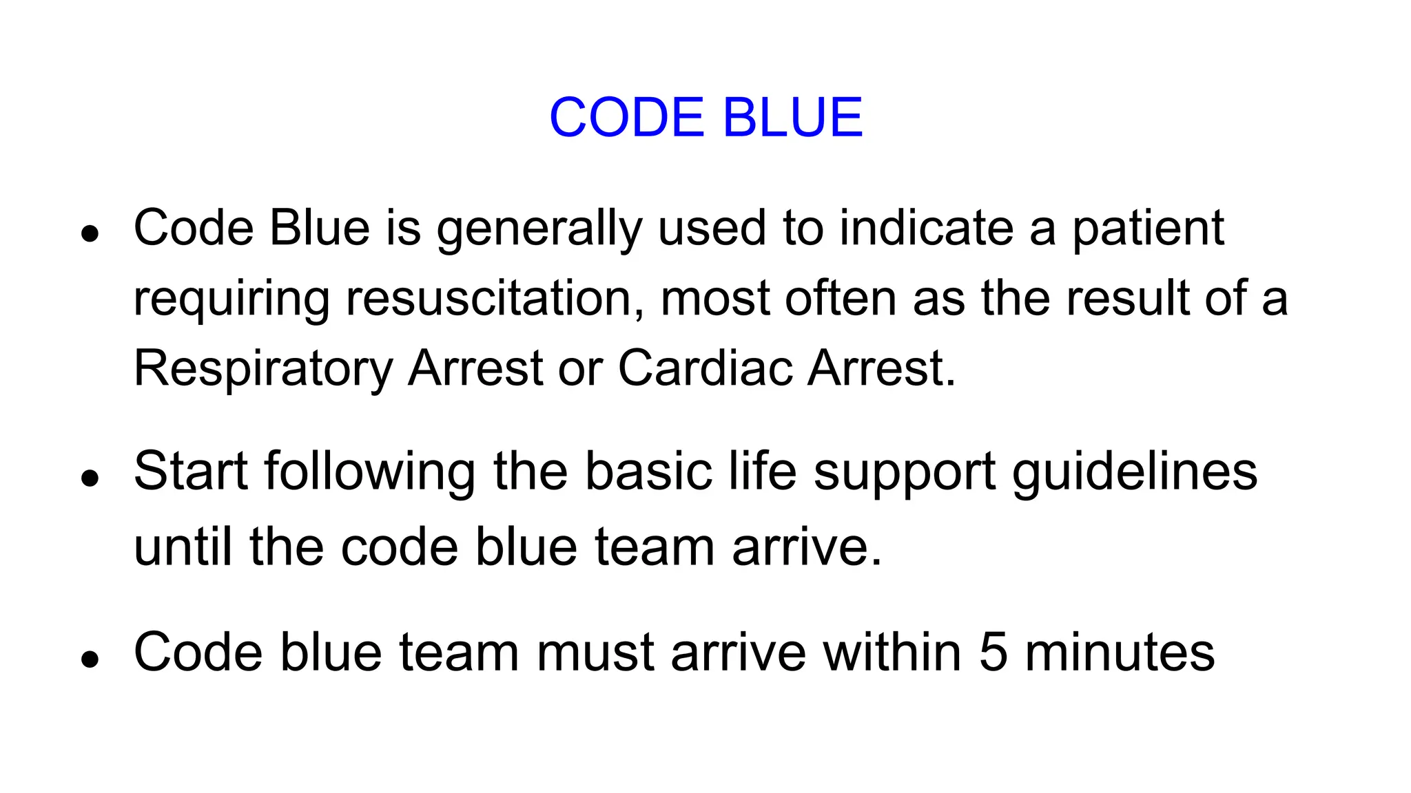 Emergency Codes in a hospital (1) - NABH.pptx