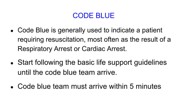 Emergency Codes in a hospital (1) - NABH.pptx