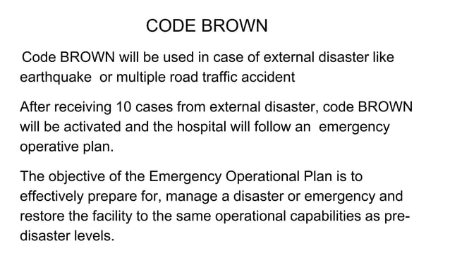 Emergency Codes in a hospital (1) - NABH.pptx