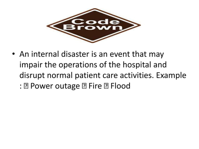 Emergency codes in hospital in india PPT | PPTX | First Aid | Injuries