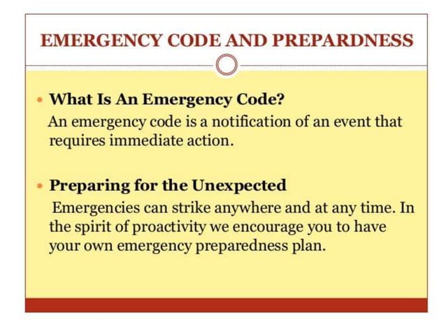 Emergency codes in hospital in india PPT | PPTX | First Aid | Injuries