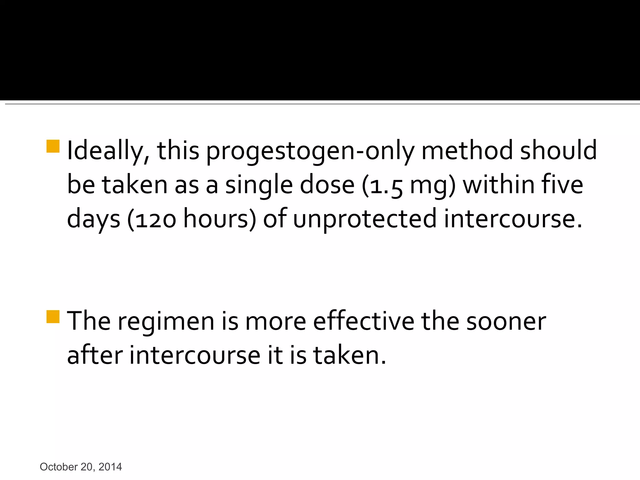 Emergency contraception | PPT