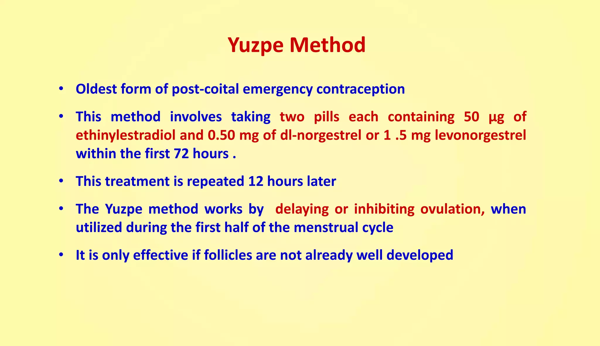 Emergency contraception | PPTX