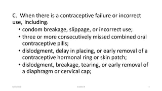 Emergency contraception pills | PPTX