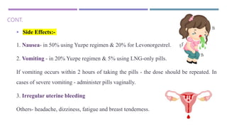 EMERGENCY CONTRACEPTION & RECENT ADVANCEMENT OF CONTRACEPTION.pptx