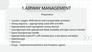 emergency crisis management emergency anestesi | PPTX