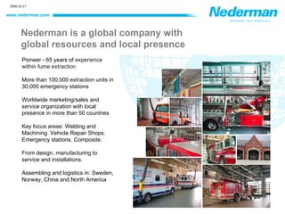 Nederman Fire Exhaust Systems | PPT