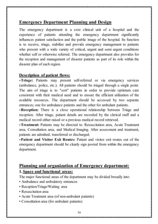 Emergency department planning and design | DOC